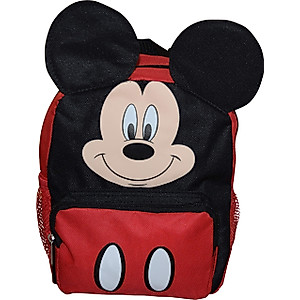 Disney Mickey Mouse Big Face Littl Boy 10" Mini Backpack