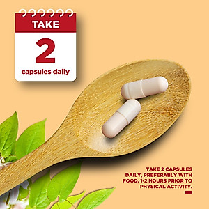 Pure Horny Goat Weed Extract with Maca Powder – Immune Support – Helps Increase Drive and Stamina – Booster for Men and Women Tongkat Ali Plus L-Arginine Increases Energy – 60 Capsules