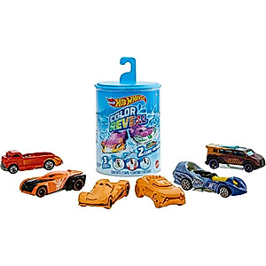 Hot Wheels Set of 2 Color Reveal Cars or Trucks in 1:64 Scale, Surprise Reveal & Repeat Color Change (Styles May Vary)