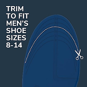 Dr. Scholl's Knee Pain Orthotics for Men Shoe Size 8-14