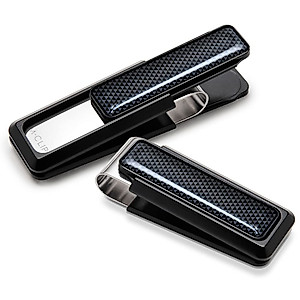 M-Clip Money Clip (Black) - Minimalist Slim Wallet Alternative for Front Pocket Carry - Cash and Credit Card Holder for Men