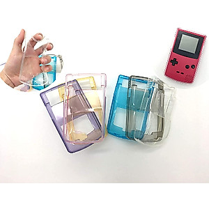 Clear Crystal Shell Soft TPU Case Protective Cover for Gameboy Color GBC Console (Clear)