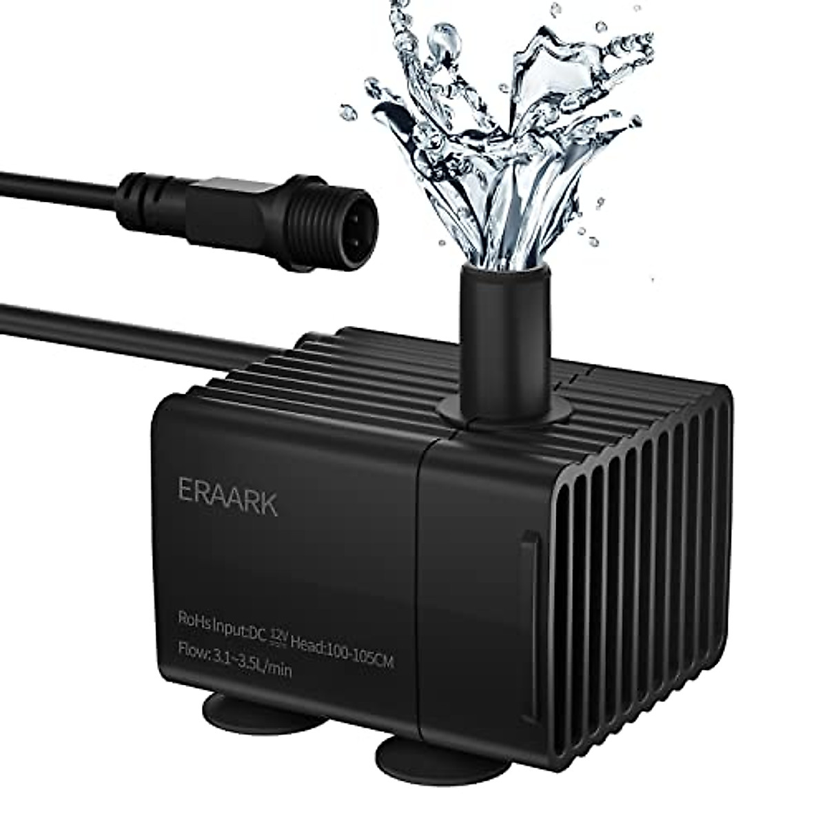 ERAARK Replaced Ultra Quiet 50GPH Water Pump 190 L/H 1W for ERAARK Aquarium Smart Fish Tank