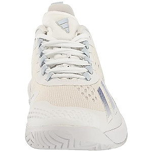 adidas Women's Adizero Cybersonic Sneaker, White/White/Halo Blue, 7.5