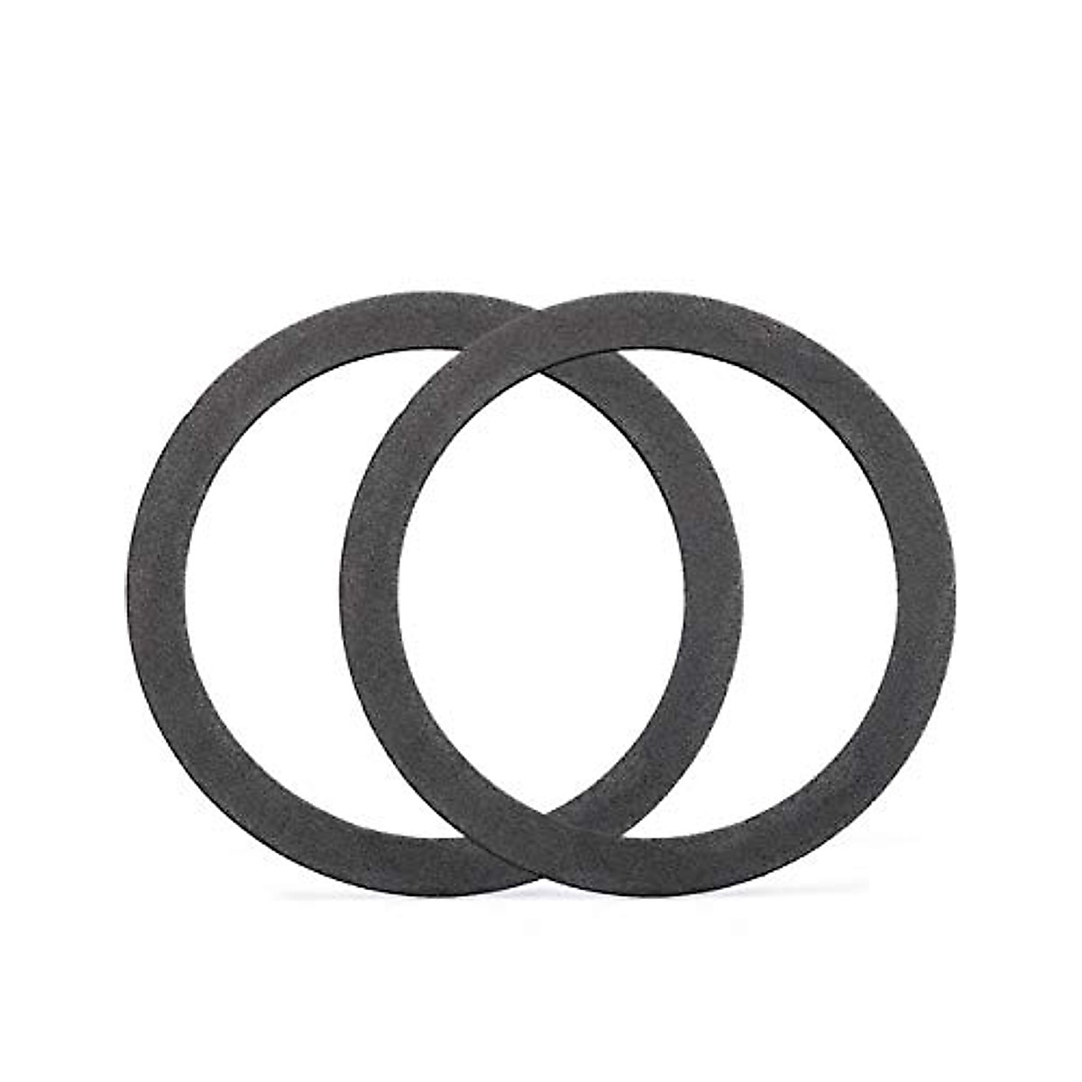 KONE Strainer Gasket Seal Ring, 2 Pack Rubber Gray Washer Fits for 3-1/2 Inch Kitchen Sink Drain No Need Plumber Putty…