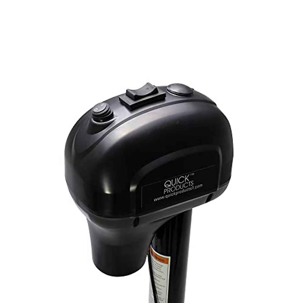 Quick Products JQ-3500SMB Power A-Frame Electric Tongue Jack with Side-Mount, LED Work Light for Camper Trailer, RV - 3,650 lbs. Capacity (Higher Then Standard 3,500 lbs. Jack!), Black