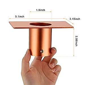 OAK LEAF Rain Chain Set, 8.5ft Copper Plated Rain Chain for Gutters with Adapter, Lotus Rain Chain Cups to Replace Gutter Downspout, Divert Water and Home Display, 12 Cups, Adjustable, Rose Gold