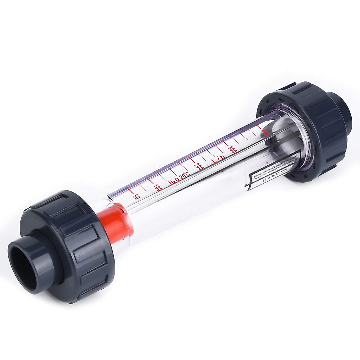 LZS-20（D）Liquid Flowmeter 40-400L/H Liquid Flowing Rate Gauge 25mm/1in Liquid Flowing Meters High Accuracy Water Rotameter Hydraulic Valve Fittings