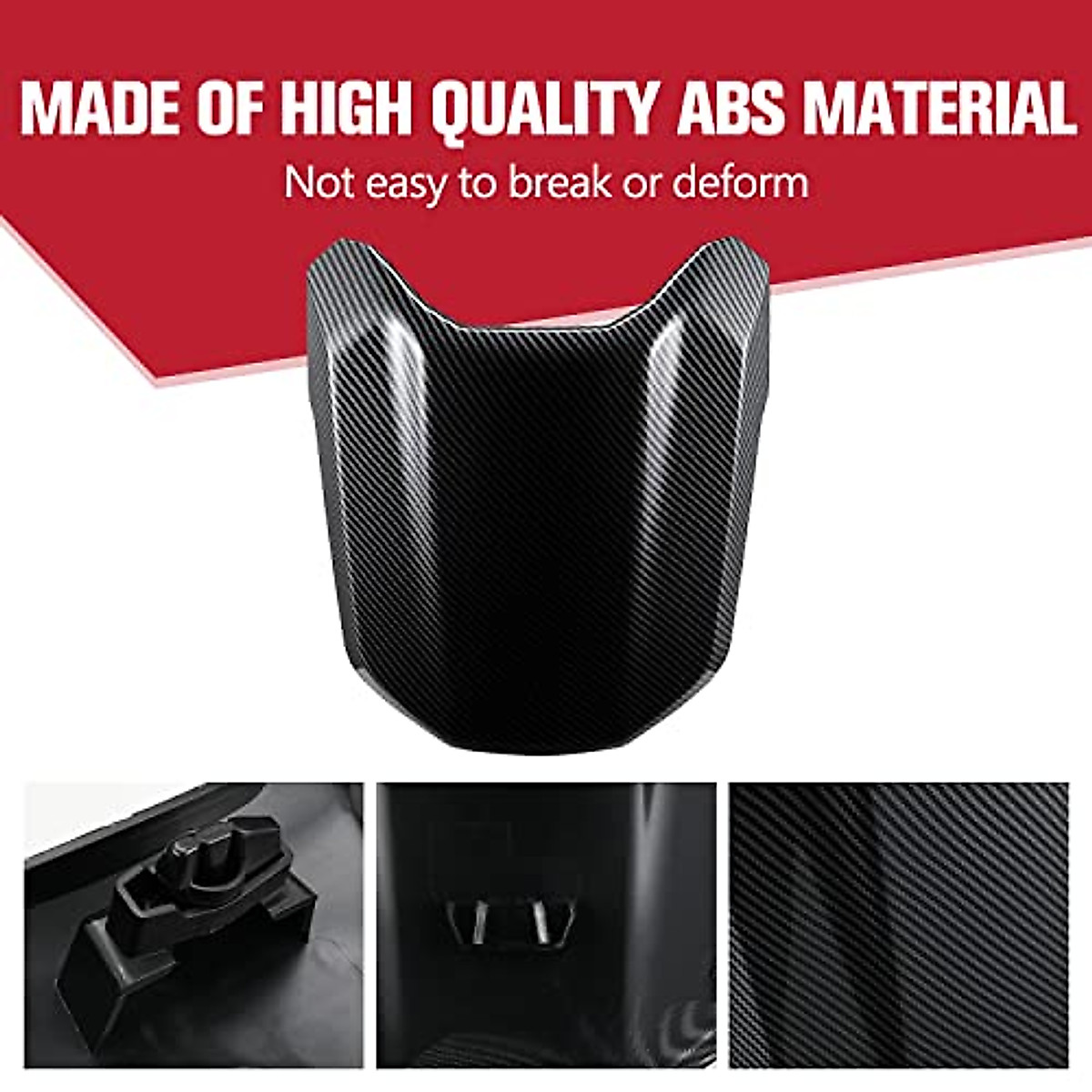 A & UTV PRO Ryker Mono Seat Cowl, Carbon Fiber Pattern Mono Seat Cowl Cover Kit for Can Am Ryker All Models Accessories, Replace OEM # 219401001, 1PCS