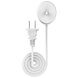 Electric Toothbrush Charger Base, Toothbrush Replacement Charger for Model 3757, Portable Travel Inductive Charger with ABS Cable, Model 3709, 3756, AC Powered, White (110-220V)