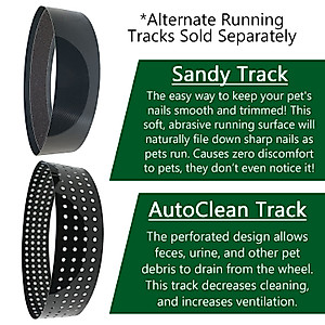 Silent Runner Glow Wheel - 12" Regular - Silent, Fast, Durable Exercise Wheel - Sugar Gliders, Hamsters, Female Rats, Mice & Small Pets