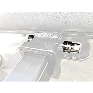 MaxxHaul 50174 Quiet 5/8" Hitch Locking Pin Set , Black