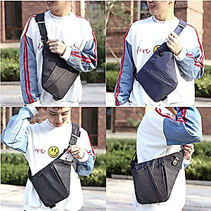 TEMMGY 2023 New Personal Flex Bag,Personal Flex Bag for Women Men，Flex Bags Crossbody Womens,Flex Bags for Men Women (Black,Right)