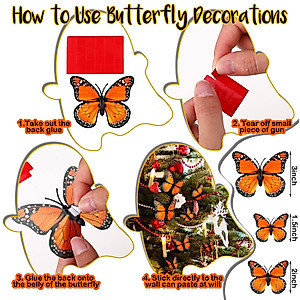 18 Pcs Day of The Dead Party Banners Day of The Dead Party Decorations Dia De Los Muertos Day of The Dead Decor with 24 Pcs Monarch Butterfly 3 Artificial Marigold Flowers Garland for Diwali Decor