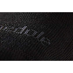 Bridgedale Men's Lightweight Boot Height - Merino Endurance Socks, Black, Large