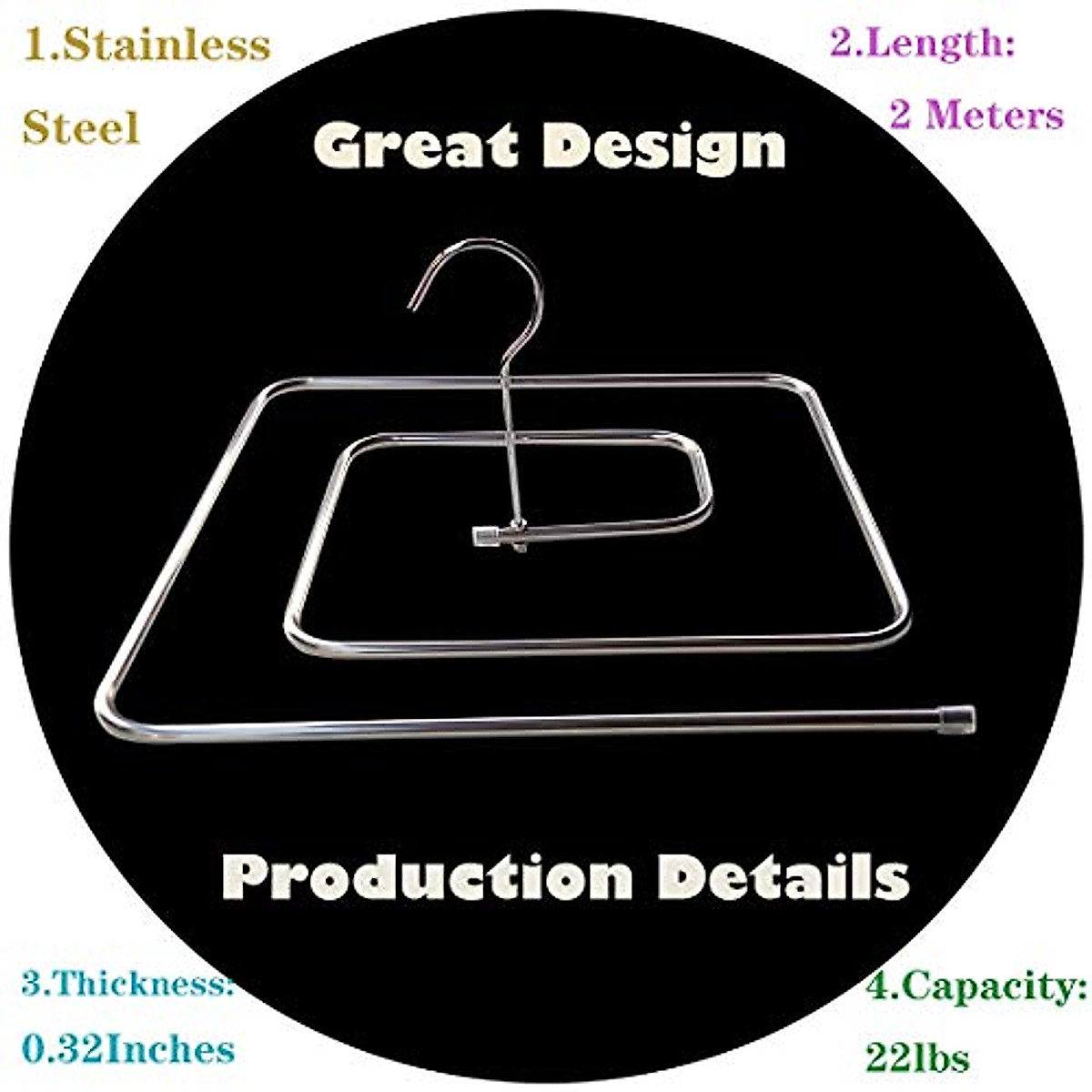 ZPH1004 Quilt Storage Hanger Drying Rack