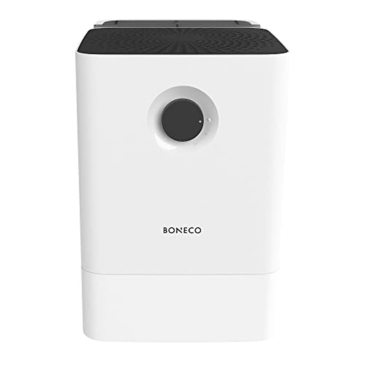 BONECO 2 in 1 Large Room Whisper Quiet Humidifier and Air Purifier with Automatic Shut Off Function and Fragrance Essential Oil Container, White