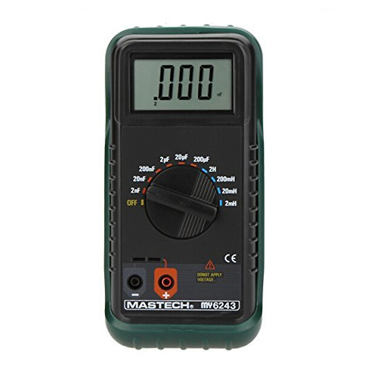 MY68 Portable Digital LC Meter Capacitance Meter Capacitor Inductance Meter Tester-Golden Blue