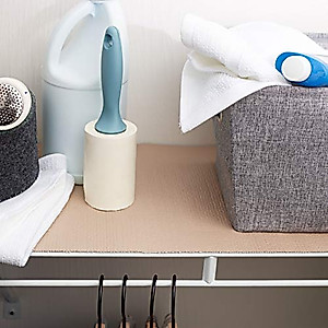 Duck Brand 1211084 Smooth Top Easy Liner Non-Adhesive Shelf Liner, 12-Inch x 10-Feet, Taupe