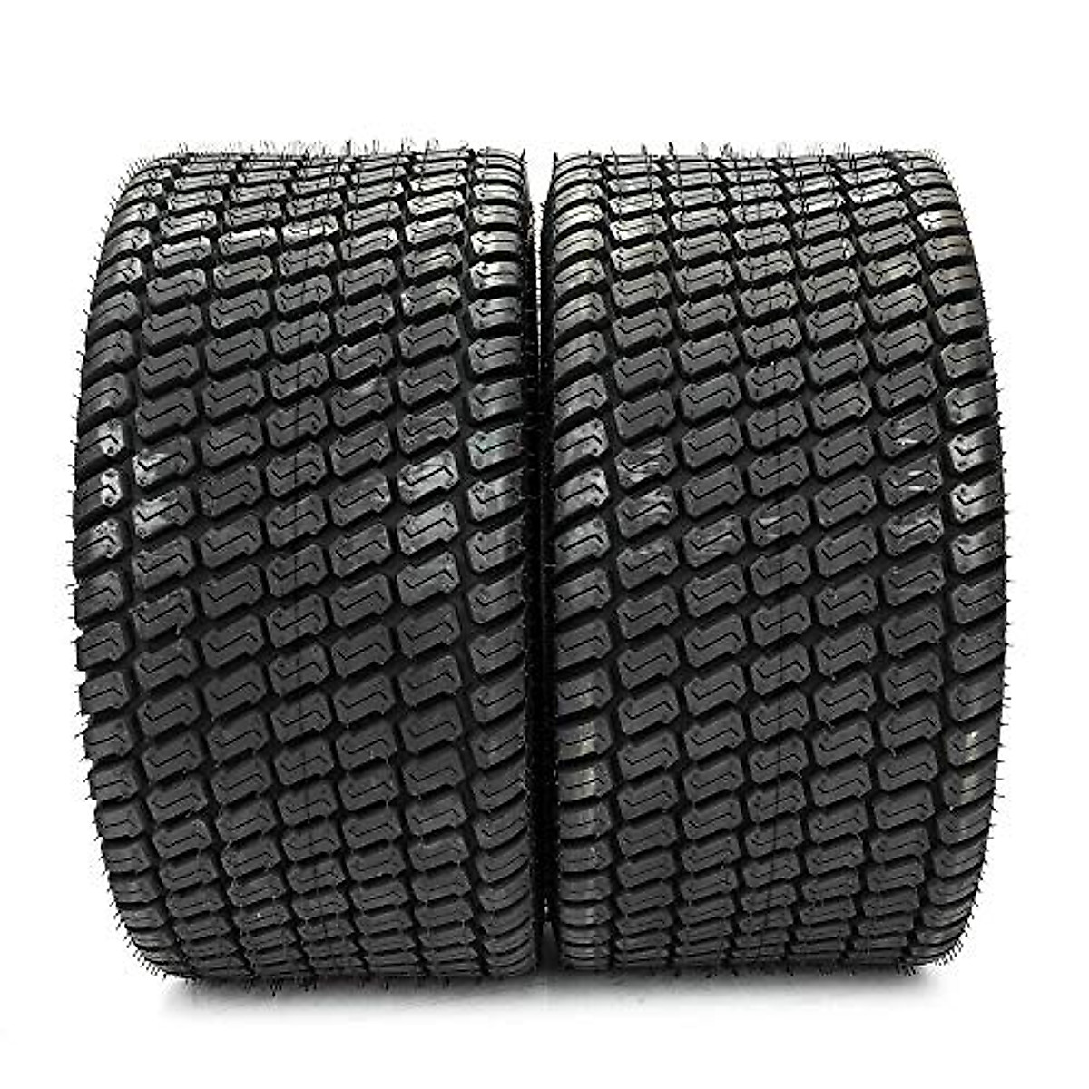 SUNROAD 2pcs 24x12.00-12 8PR Turf Tires Replacement for Lawn & Garden Mower Lawnmower Golf Cart Turf Tread Tubeless