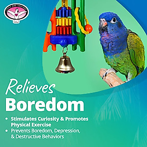 Super Bird Creations SB770 Puzzle Play, Medium/Large Bird Size, 13" x 4"