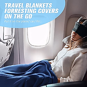 15 Pieces Fleece Blankets Bulk 50 x 60 Inch Double sided Ultra Soft Fleece Throw Blankets Bulk Lightweight Warm Cozy Airplane Blanket Pet Blankets for Home Office Wedding Gifts Outdoor Use (Navy Blue)