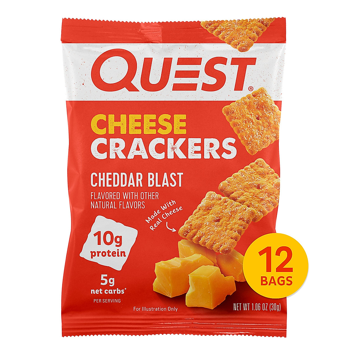 Quest Nutrition Protein Chips and Cheese Crackers Bundle (12 Count)