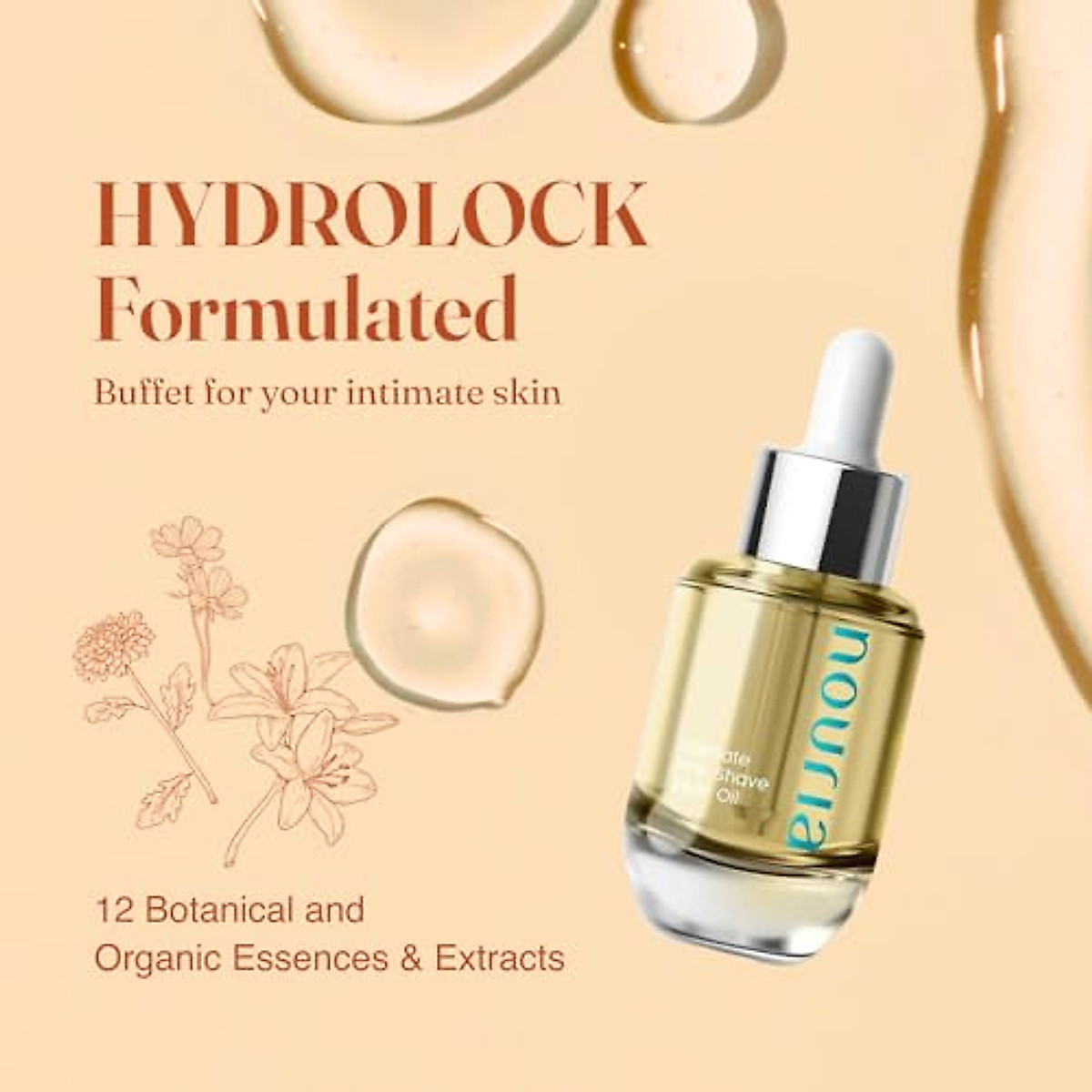 IntiMD Coochy Plus Intimate Shave Cream + Pre-Shave Elixir Moisturizer Oil Kit - HydroLock & MOISTURIZING PLUS Continuous Hydration Reliefs Razor Burn Bump Ingrown Hair