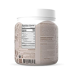 KOS Organic Coconut Milk Powder, USDA Certified - Sugar Free & Plant Based Creamer for Coffee, Tea, Smoothies - Vegan, Keto, Paleo Friendly, Non GMO, Gluten & Dairy Free - 12.6oz, 179 Servings