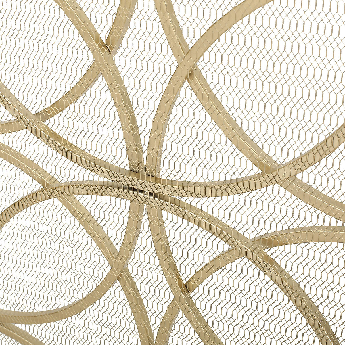 Christopher Knight Home Valeno Single Panel Iron Fireplace Screen, Gold