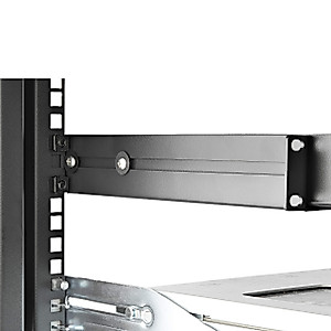 StarTech.com 1U 19 inch Server Rack Rails - 24-36 inch Adjustable Depth - Universal 4 Post Rack Mount Rails - Network Equipment/Server/UPS Mounting Rail Kit HPE ProLiant Dell PowerEdge (UNIRAILS1UB)