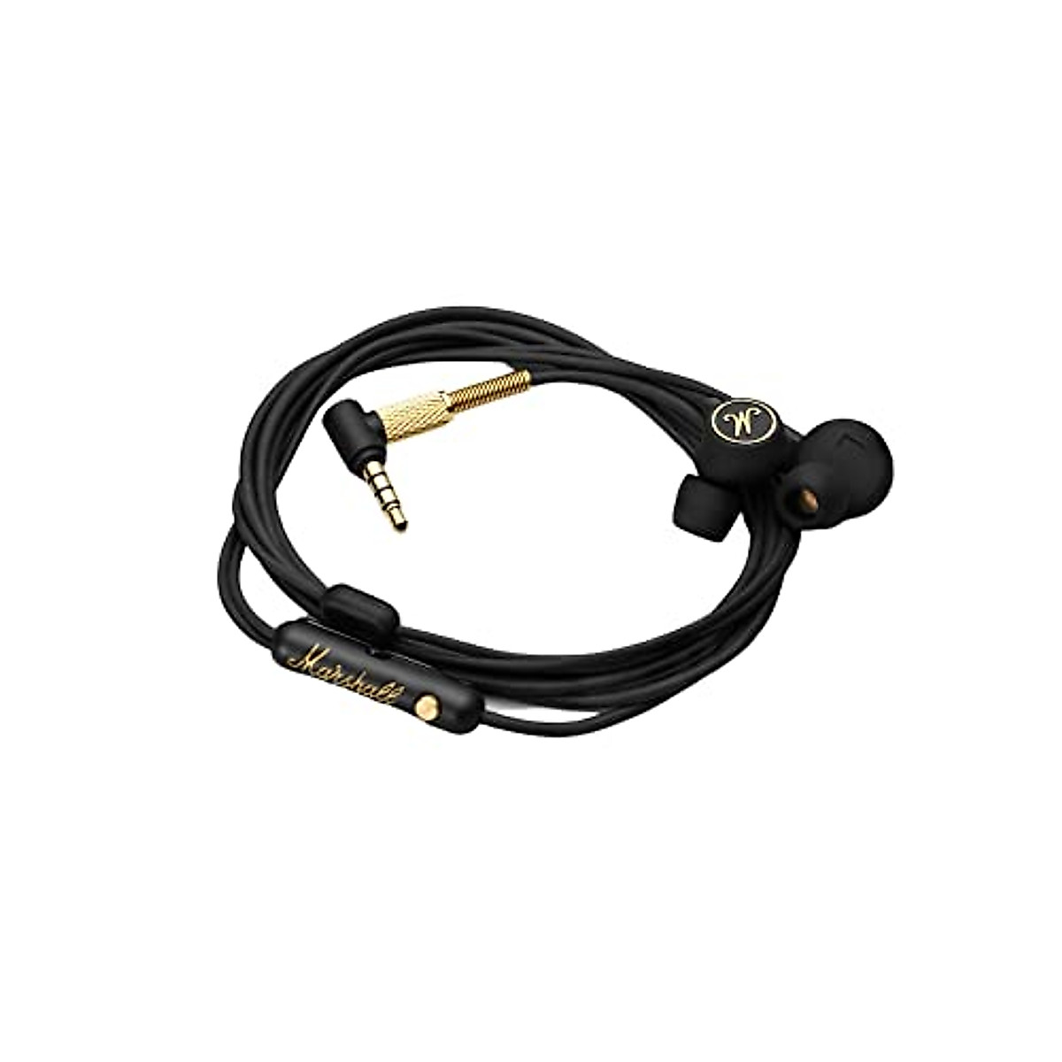 Marshall Mode EQ Wired in-Ear Headphones - Black and Brass