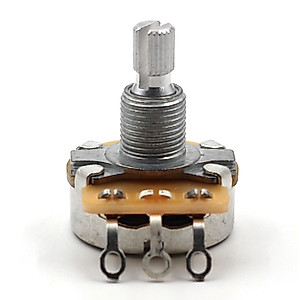 The Art of Tone Electric Guitar Audio Taper CTS 500k Pot Split Shaft, Replacement for Fender potentiometer