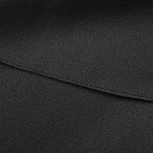 E-TEX Oblong Tablecloth - 90 x 156 Inch - Black Rectangle Table Cloth for 8 Foot Rectangular Table in Washable Polyester