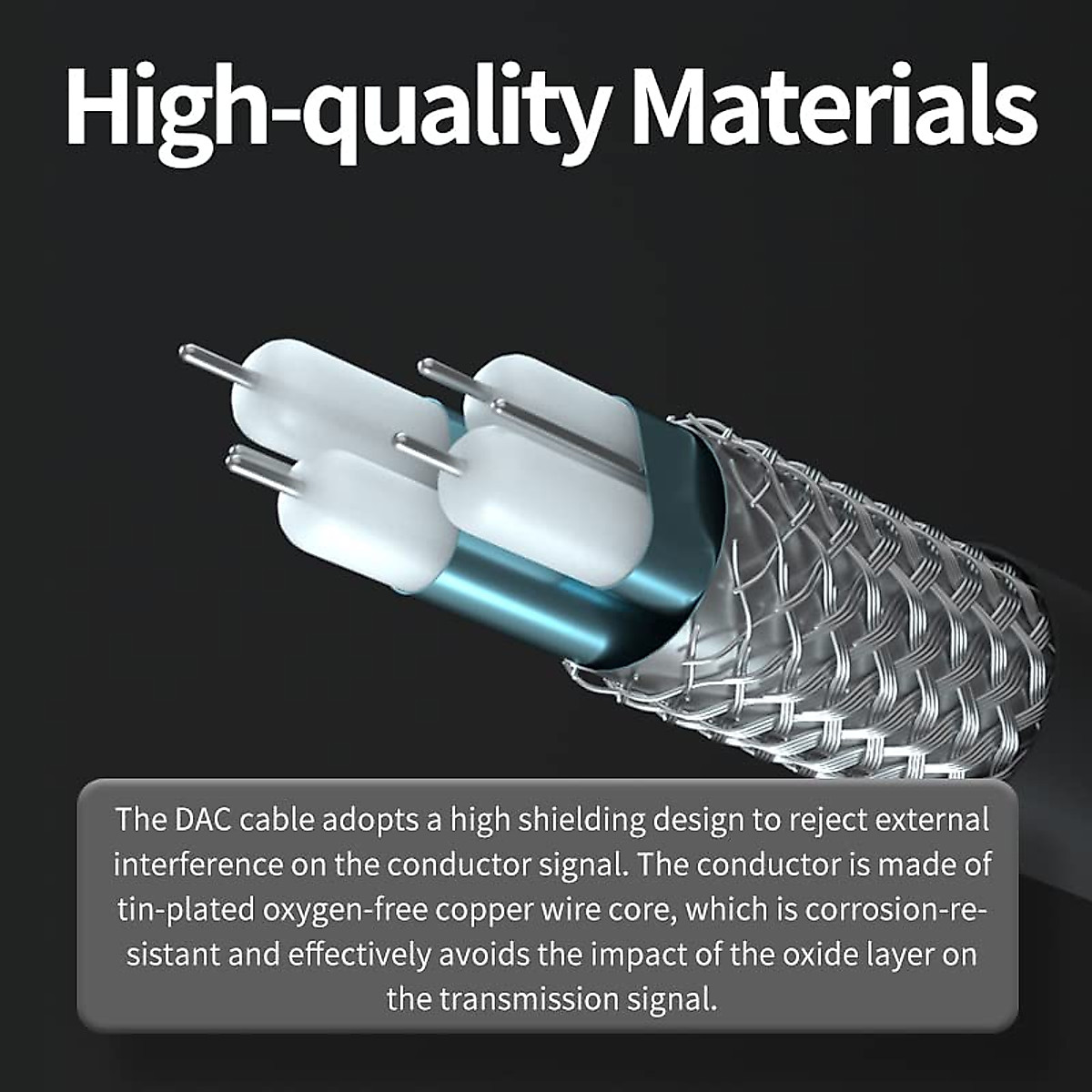 ipolex 40G QSFP+ DAC Twinax Cable, 40GBASE-CR4 Passive Direct Attach Copper Cable, 0.5m (1.64ft), for Cisco QSFP-H40G-CU50CM, Meraki MA-CBL-40G-50CM, Intel XLDACBL05, Mikrotik, Netgear, TP-Link,D-Link