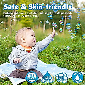 TOY Life 32 Bubble Party Favors for Kids 4-8 Bubble Maker Kids Goodie Bags Stuffer Bulk Prizes Assortment for Kids Bubbles Wand Wedding Fiesta Birthday Bulk Easter Basket Stuffers for Kids