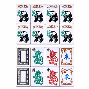 Linda Li New! - American Mahjong Set The Artisan Collection: Butterfly Series – in Black Poppy Soft Bag