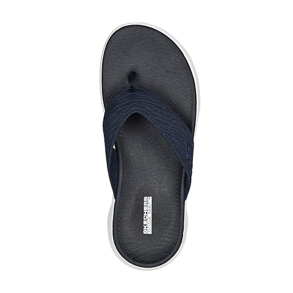 Skechers Women's Flip-Flop, Navy, 8