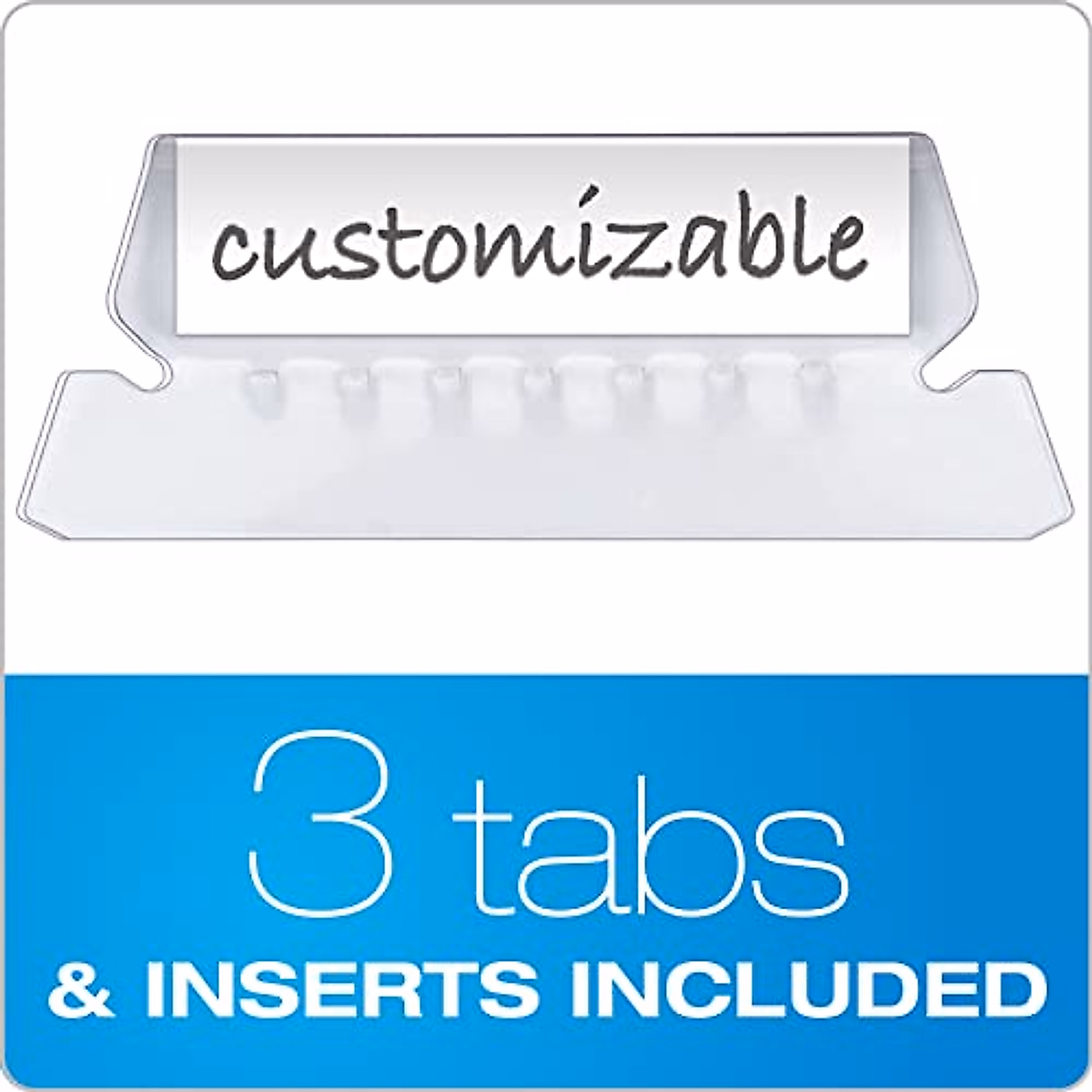 Pendaflex Portable File Box with File Rails, Hinged Lid with Double Latch Closure, Black, 3 Black Letter Size Hanging Folders Included (41732AMZ)