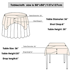 Moukeren 10 Pcs 50''x50'' Square Sequin Tablecloth Glitter Tablecloth Overlays Sequin Table Cover for Bridal Shower, Wedding Birthday, Wedding, Dessert, Banquet Decorations (Gold)