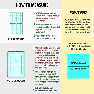 2-inch Flat Slat Faux Wood Cordless Room Darkening Blind for Windows - Starting at $18.97 - (Over 1,000 Custom Sizes), White - 18" W x 48" H