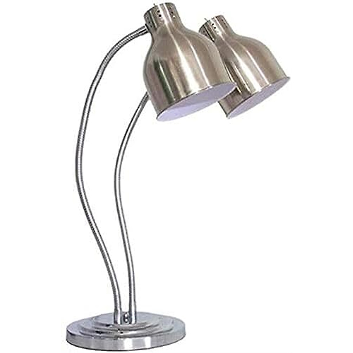 Food Warmer Lamp Buffet Food Pizza Restaurant Food Display Lamp Heat Lamps (Color : Silver)