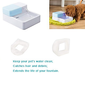 Cat Water Fountain Foam Pre-Filters Compatible with Drink-Well Stainless Steel 360, Avalon, Pagoda, Seascape and Sedona Pet Fountain Replacement Filter for Dog and Cat (12 Packs)