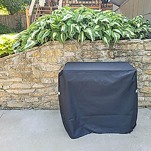 Grisun Griddle Cover for Camp Chef FTG600 Flat Top Griddle, 600D Fabric Waterproof Anti-Fade BBQ Cover for Blackstone 22" Griddle, Pit boss 22" Griddle with Stand, Come with Support Pole
