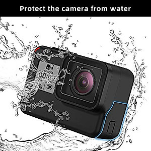 ParaPace Replacement Side Door for GoPro Hero 7 Black USB-C HDMI Case Side Cover Repair Part Camera Accessories(Black)