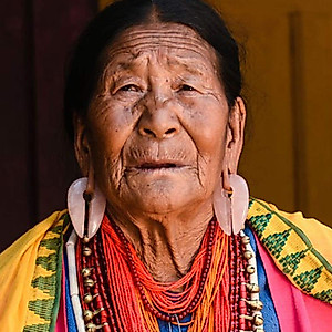 CHUANCI Pair Keyhole Pink Black Opal Stone Ear Weight Hanger Ear Expander Piercing Plug (Pair Black 10mm)