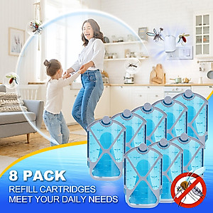 KeeTidy Refill Cartridges Compatible with ZEVO M364 M364A, Trap Device Refills Replacement, 8 Pack