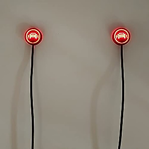 2Pcs Vehicle Car Blind Spot Detection System Bsd Warning Light Alarm Safety Driving Car Alarm Sensor Distance Assist