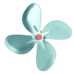 Stove Fan 4 Blades, Lightweight Energy Saving Fast Heat Dissipation Wood Stove Fan Blade Aluminum Alloy for Home Warm Air Circulation