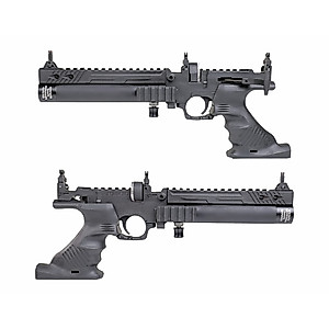 Wearable4U - HATSAN Jet I Black .177 Cal PCP Airgun, Air Pistol Converts to Air Rifle with .177 Pellets Bundle